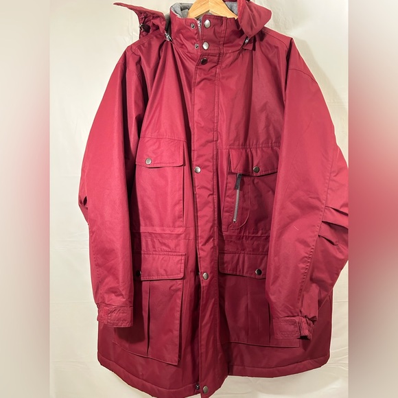 Boulder Creek | Jackets & Coats | Boulder Creek Burgundy Hooded Parka ...